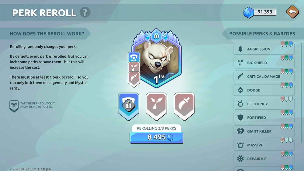 ⚡🎯 Wild Forest: Perk Re-Roll 🔄🎮